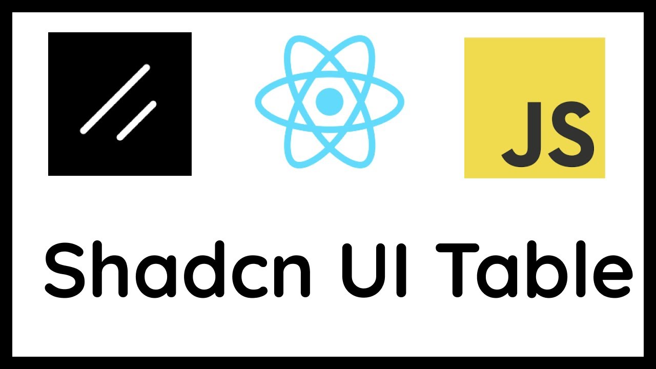 Shadcn UI Table Component Tutorial | JavaScript & React
