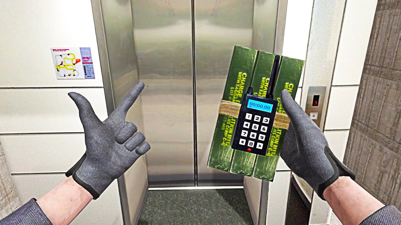 Elevator testing in VR