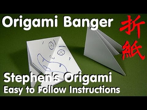 Origami Paper Banger Instructions | The Secrets of Origami