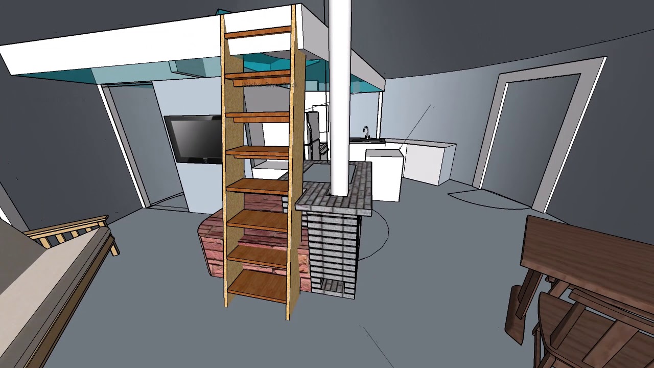 24 ft Yurt 3D Plan Walk Through