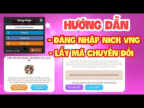 PLAY TOGETHER | HƯỚNG DẪN ĐĂNG NHẬP APP VNG VÀ CÁCH NHẬN MÃ CHUYỂN ĐỔI NHẬN QUÀ 500KC | TOP1BABY