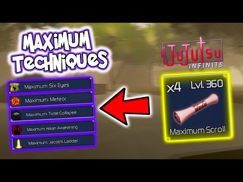 All MAXIMUM Techniques & Which One Should I Unlock? (Jujutsu Infinite)