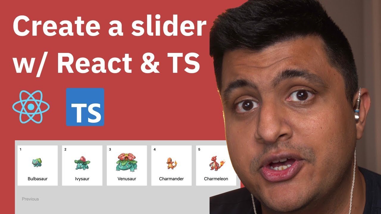 React Slider Tutorial for Beginner | PokeApi React