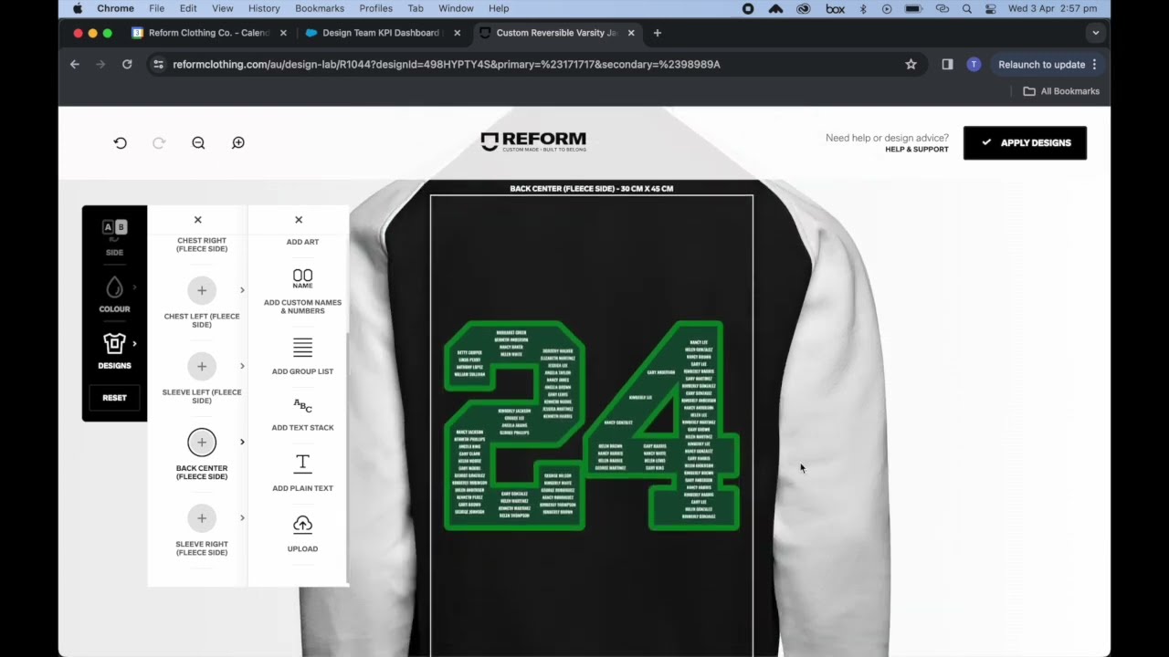 Create class lists in numbers using Adobe Illustrator