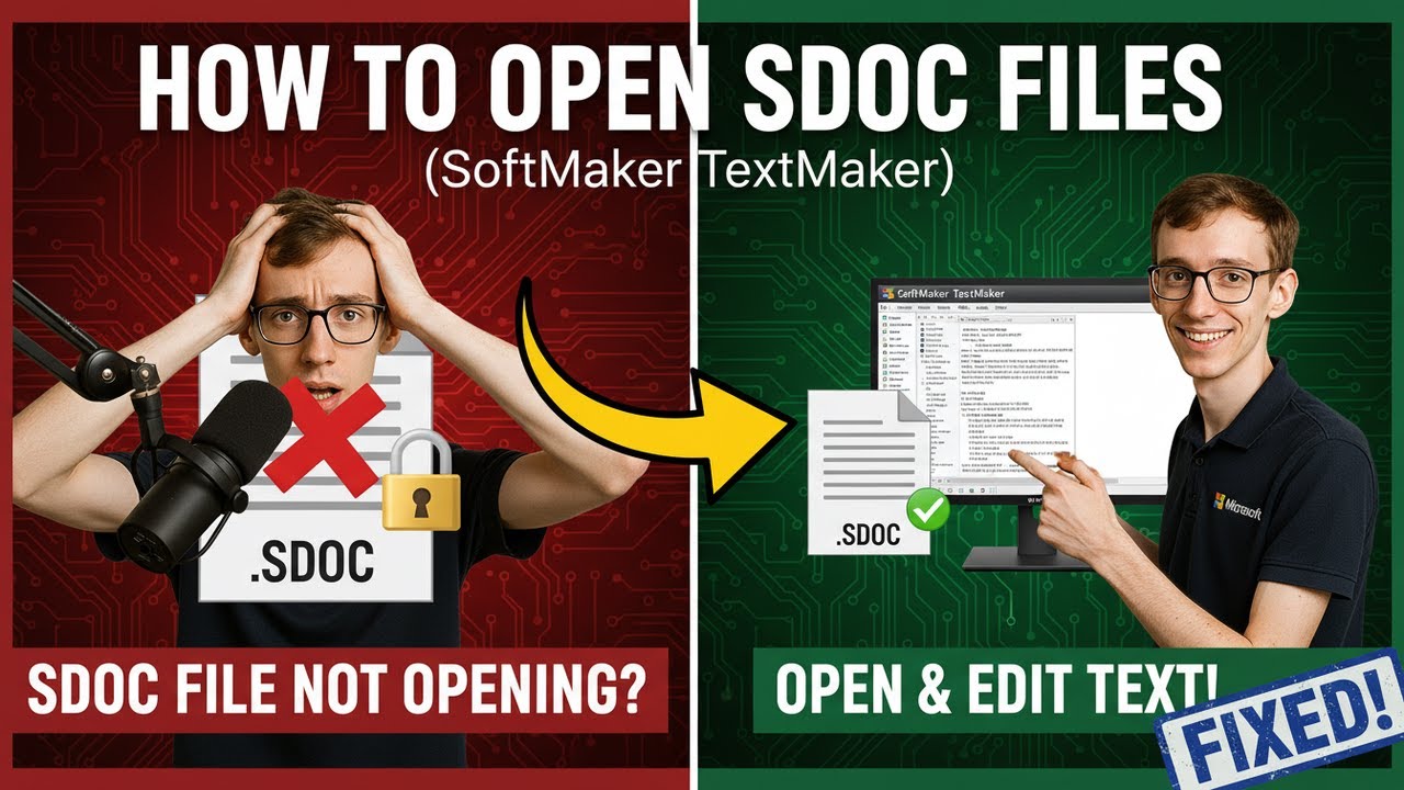 How to Open SDOC Files (SoftMaker TextMaker)