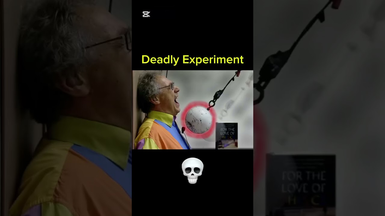 Deadly Science Experiment with a Pendulum ⚡ | Walter Lewin #shorts