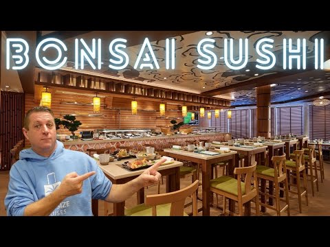 Carnival Jubilee - Bonsai Sushi Specialty Dining Review