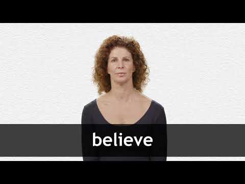 BELIEVE - Definition & Translations | Collins English Dictionary