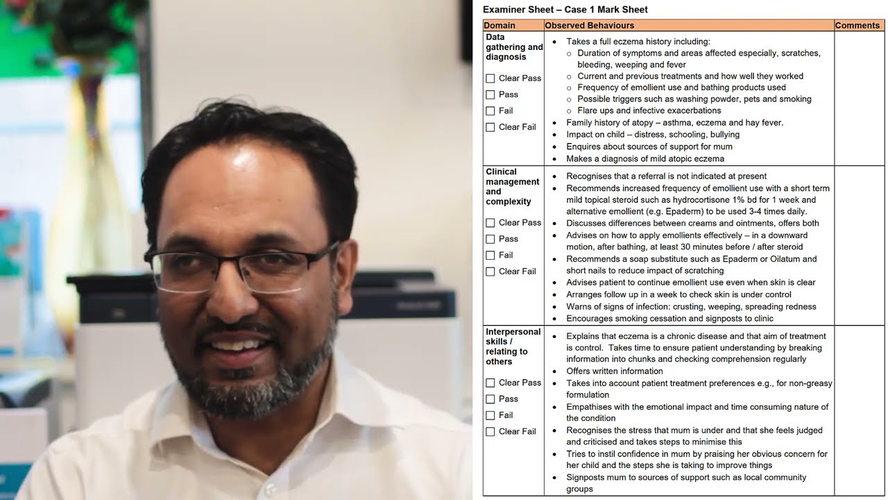 MRCGP SCA Mark Scheme - How RCGP Examiners Mark SCA Cases + Domain Weighting + Criteria for Passing