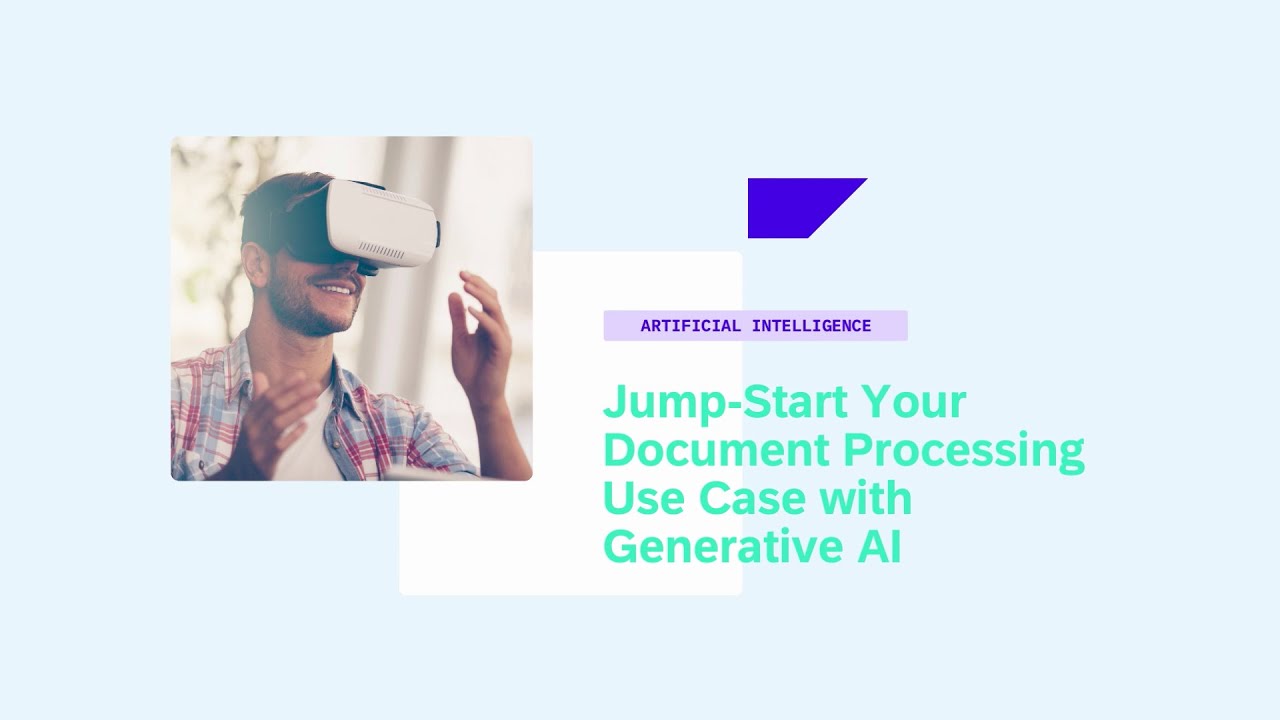 Jump-Start Your Document Processing Use Case with Generative AI - AI284v