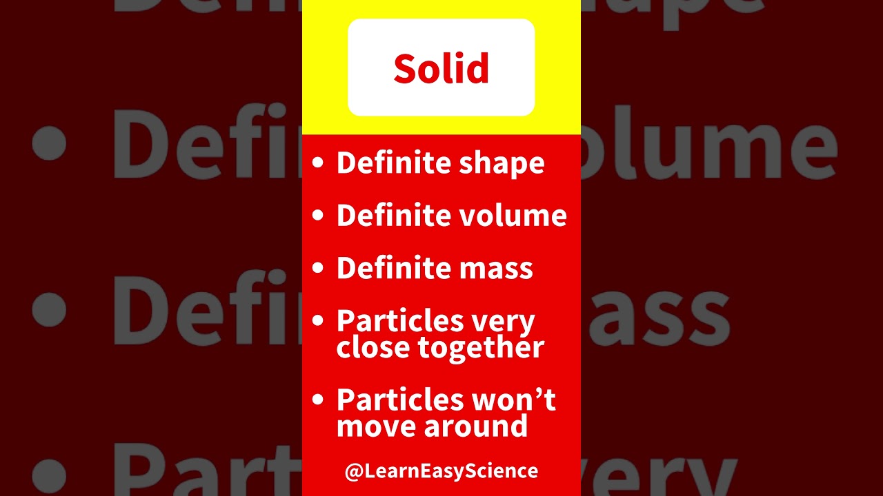 What is a SOLID? 🤔 | Easy solids explanation & examples