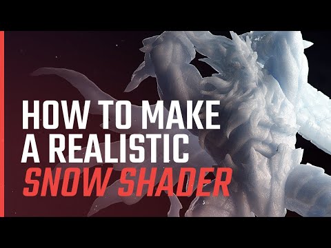 How To Create a REALISTIC Snow SHADER with MAYA & ARNOLD