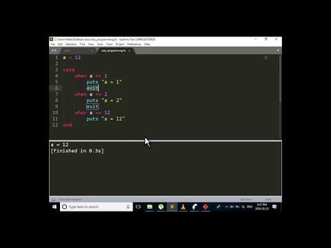 simple ruby programming tutorial (get started)