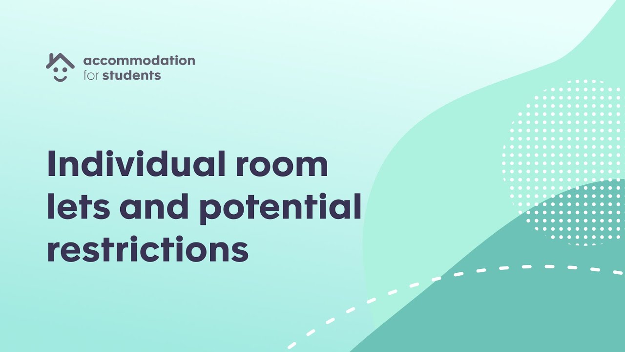 Individual room lets and potential restrictions | Webinar | Accommodation for Students