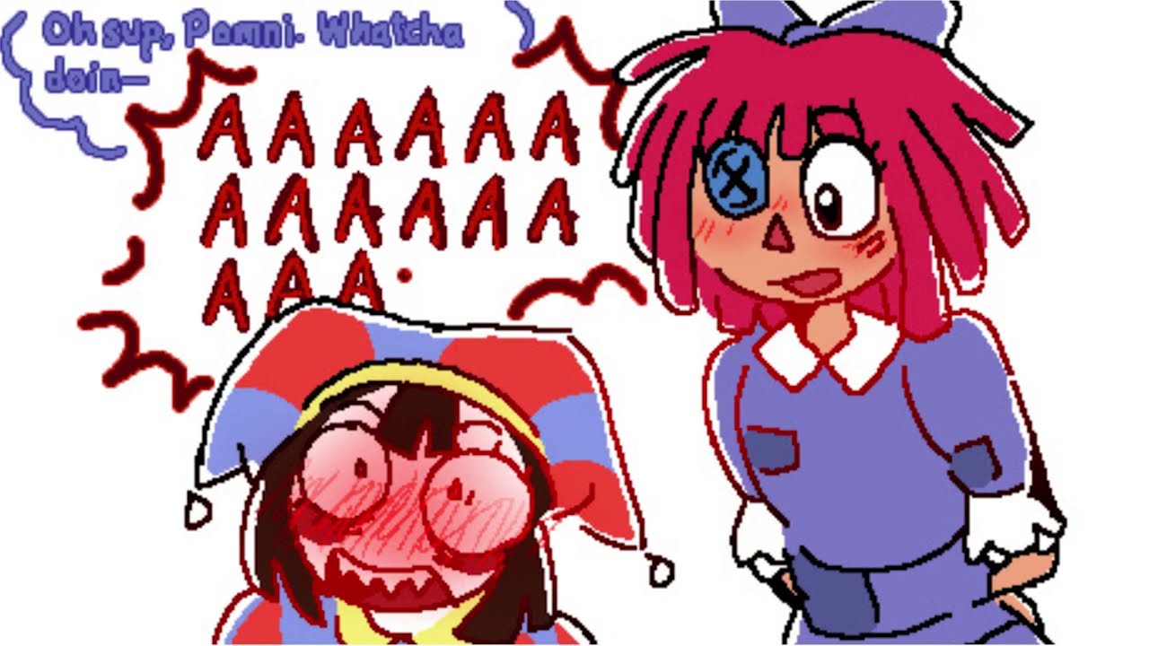 Pomni is FLUSTERED by RAGATHA?! (The Amazing Digital Circus Comic Dub)