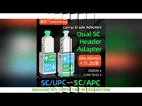 Fiber optic converter SC-SC adapter UPC optical cable interface connection APC to UPC coupler SC mal