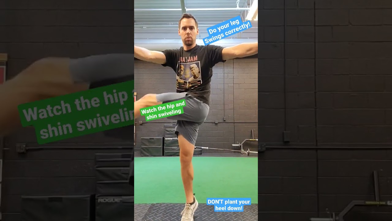 Leg Swings - Dynamic Warm Up