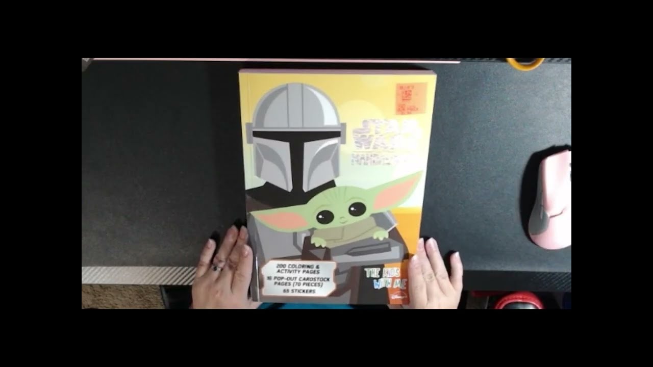 The Mandalorian Coloring & Activity Book from Ollies Flip Thru