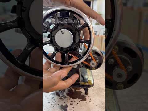 How to fit sewing machine motor| #sewingmachine motor fittings #motorfitting #sewing #viralshort