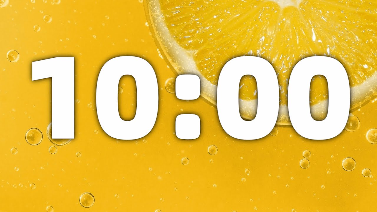 10 Minute Countdown Timer With Ticking Sound & Alarm Clock Ring | Digital Timer | Cool Timer