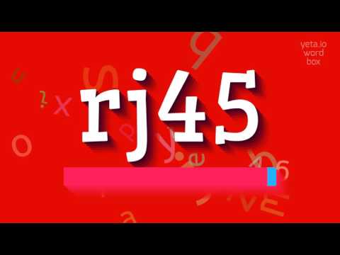 RJ45 - How to pronounce it?