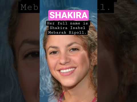 🤔 SHAKIRA - facts you probably didn’t know #shakira 😎