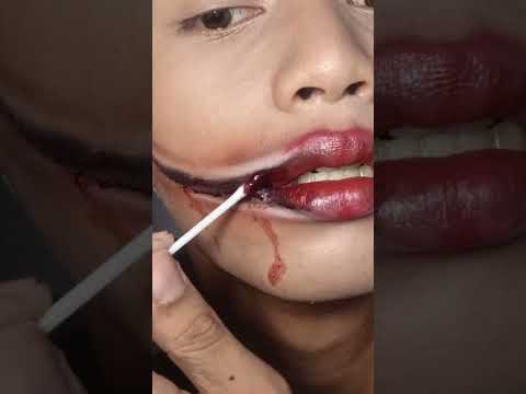 Kuchisake Onna makeup #makeup #scary #ghostmakeup