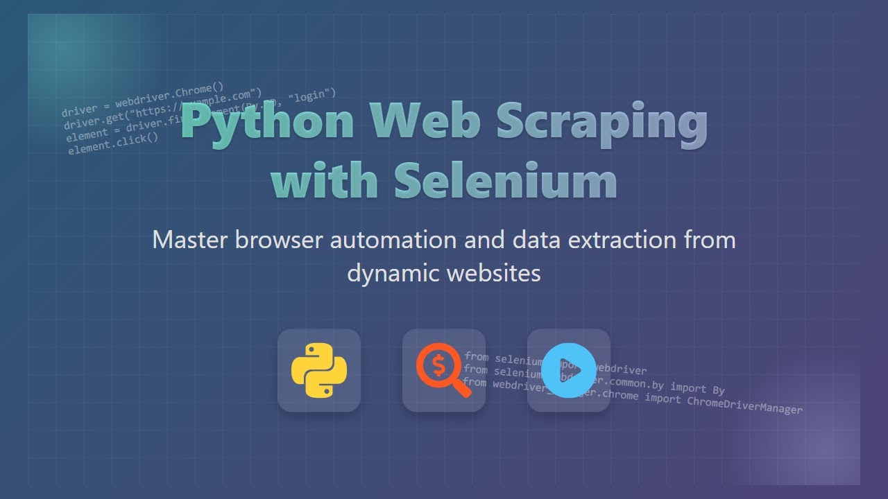 Python Web Scraping with Selenium: Beginner Tutorial