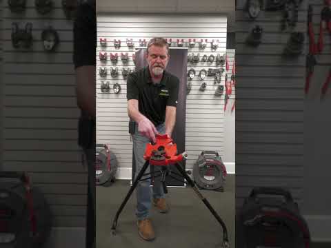 RIDGID 425 Portable Tristand Chain vise Overview