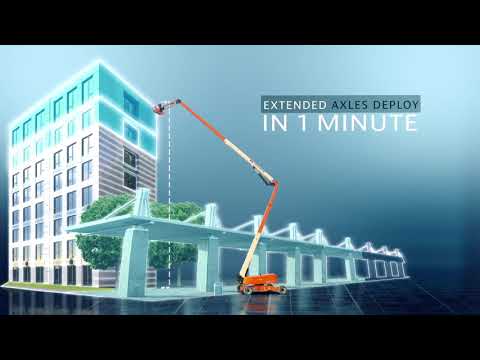 Location nacelle articulée diesel 48m : JLG 1500 AJP