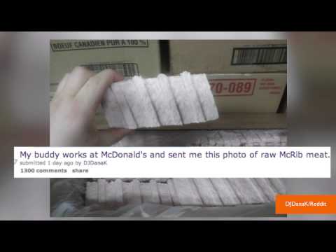 Photo of Supposed Frozen McDonald's McRib is Terrifying