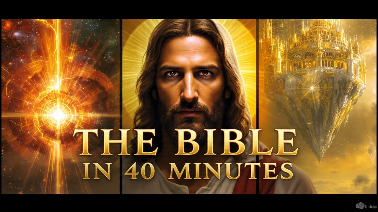 The Entire Bible Explained in 40 Minutes | From Genesis to Revelation (Cinematic Narration)