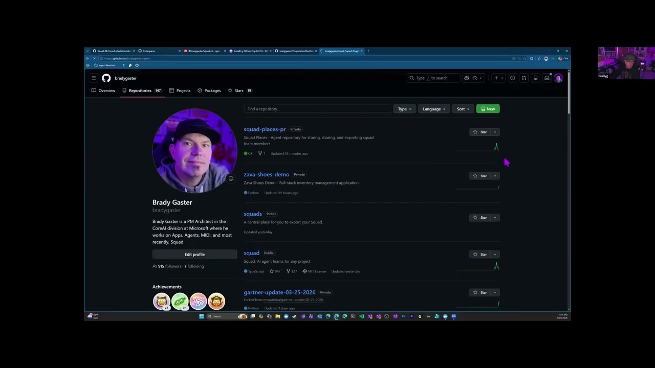 Squad: The Programmable Multi-Agent Runtime for GitHub Copilot - Brady Gaster