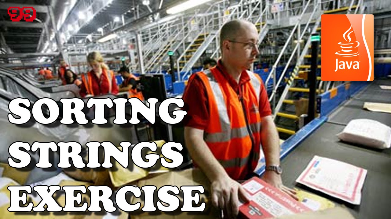 JAVA EXERCISES Sorting an array of Strings using Collections