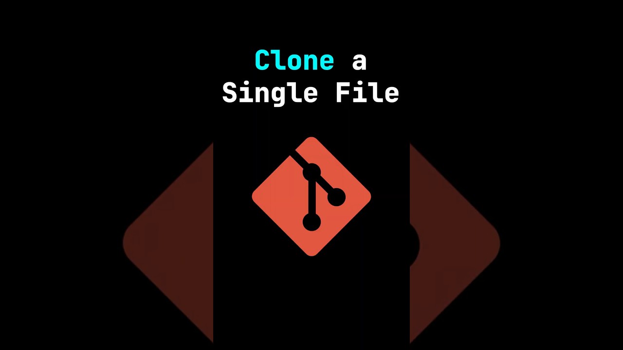 How to Clone a Single File in Git