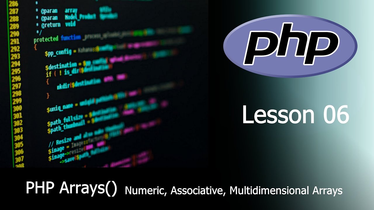 06. PHP Arrays | PHP Tutorial | PHP | PHP course |