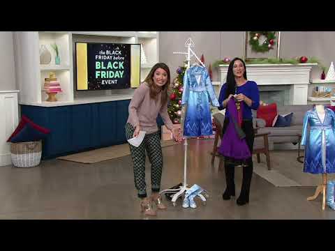 Disney's Frozen 2 Elsa or Anna Dress with Matching Boots on QVC