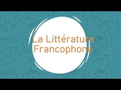 La Littérature francophone/Francophone Literature