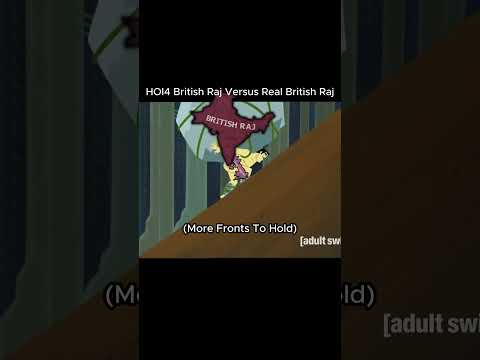 HOI4 British Raj Versus Real British Raj