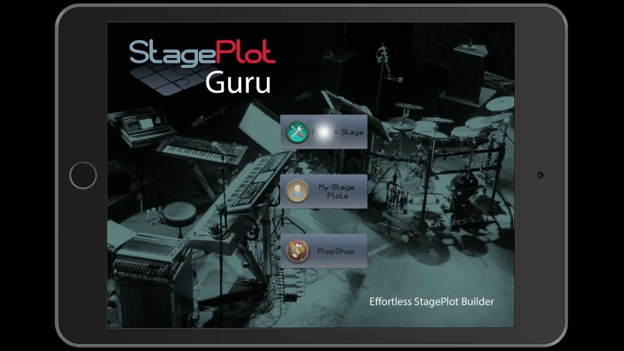 Complete Instructional Overview of  the StagePlot Guru for iPad App (Please see updated link)