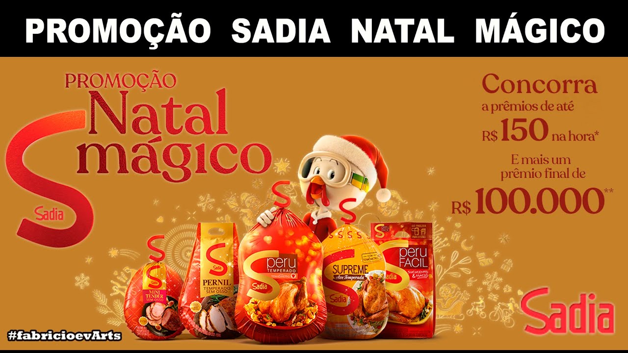 PROMOÇÃO SADIA NATAL MÁGICO 2021 - Participe!