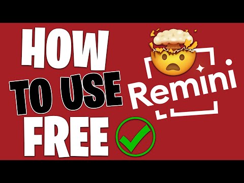 How to Use Remini App for Free 2023! - FREE Remini Photo Enhancer on iOS and Android!