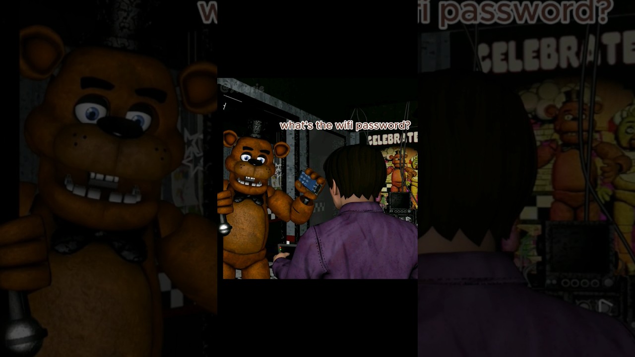 What's the wifi password? 🐻📱 // SFM short animation // FNAF