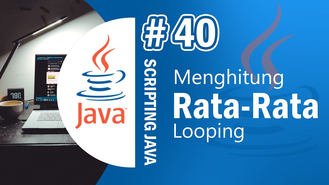 Java 40 - Program Menghitung Rata-Rata pada Pemrograman Java - Tutorial Java Netbeans Indonesia