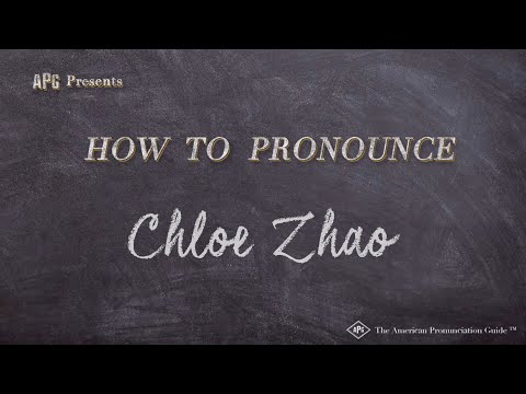 How to Pronounce Chloe Zhao (Real Life Examples!)
