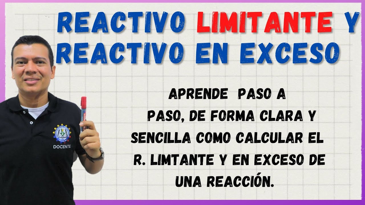 Limiting Reactant and Excess Reactant. Learn to Find Them Easily. Stoichiometry #2