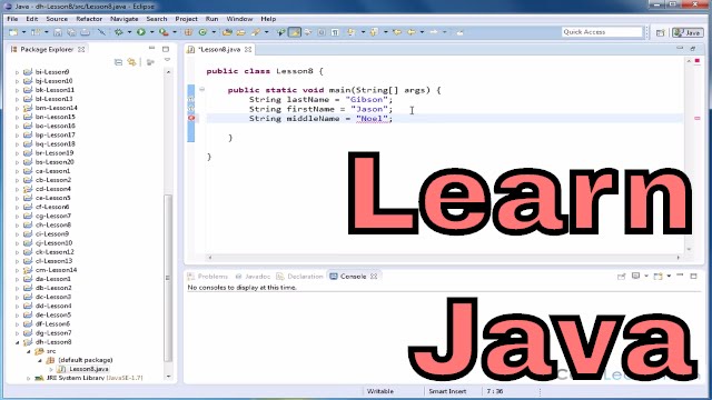 Lesson 8 - Mastering Java - Combining Strings Concatenation