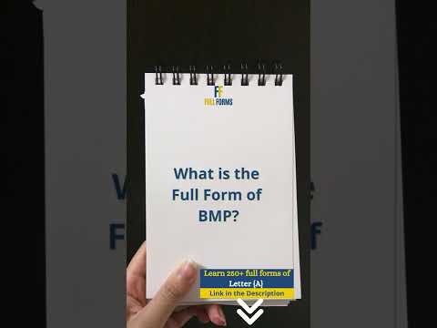 What is the Full Form of BMP? | BMP की फुल फॉर्म क्या है? #shorts #fullforms
