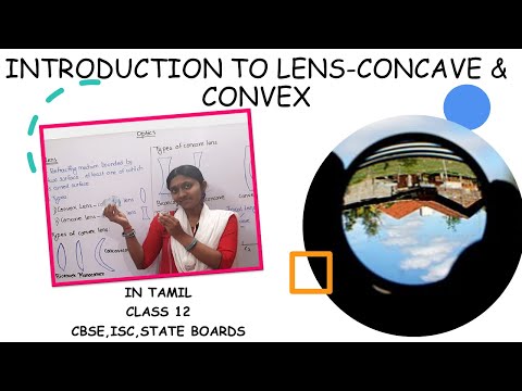 Introduction To Lens- Concave & Convex Lens| In Tamil| Class 12| Surprise At The END🔥🔥| Types|