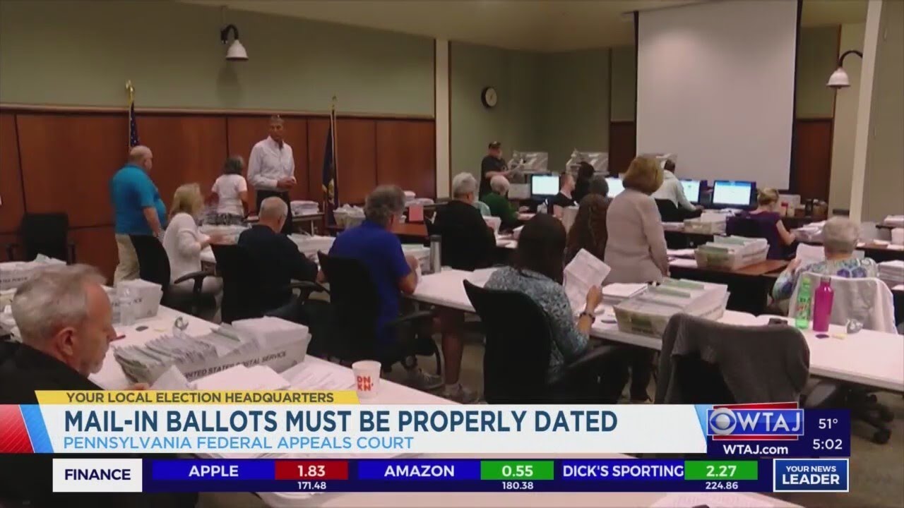 'Not a civil rights issue': Pa. mail-in ballots must be dated, court rules